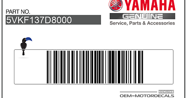 Yamaha Air Scoop Graphic OEM 5VKF137D8000