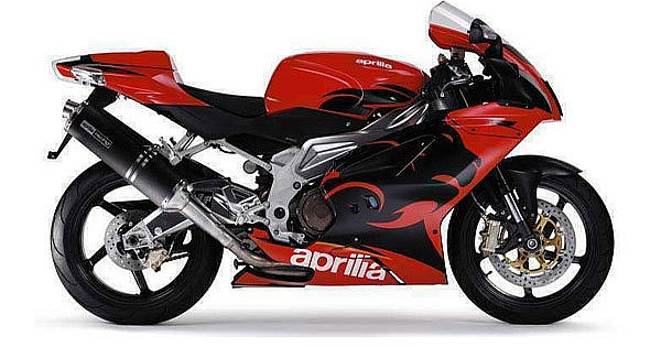 OEM Decals Aprilia RSV1000R 2005 - Red • Original Stickers