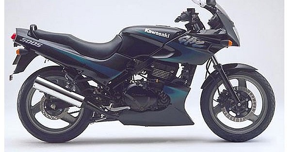 OEM Decals Kawasaki GPZ500S 1998 - Black • Original Stickers