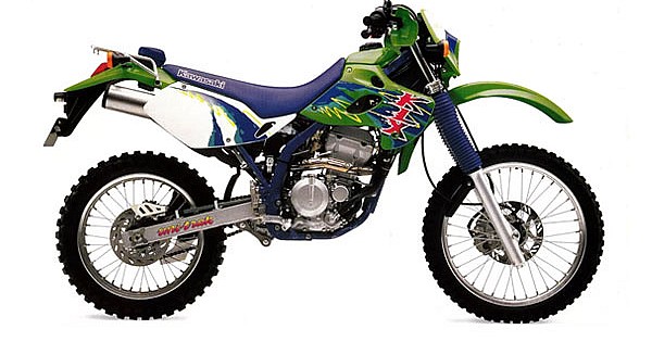 OEM Decals Kawasaki KLX250 1994 - Green • Original Stickers