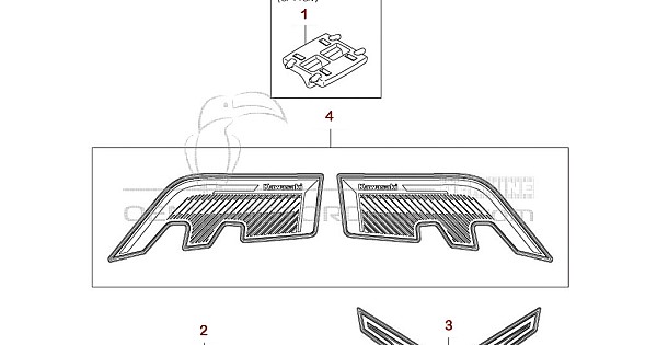 OEM Decals NINJA 1100SX 2025 Kawasaki NINJA 1100SX 2025 - Optional ...
