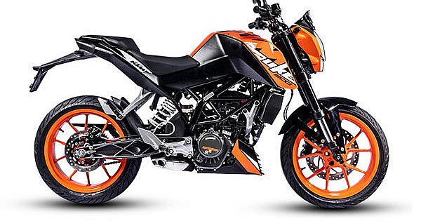 OEM Decals KTM 200 DUKE 2020 - Orange • Original Stickers