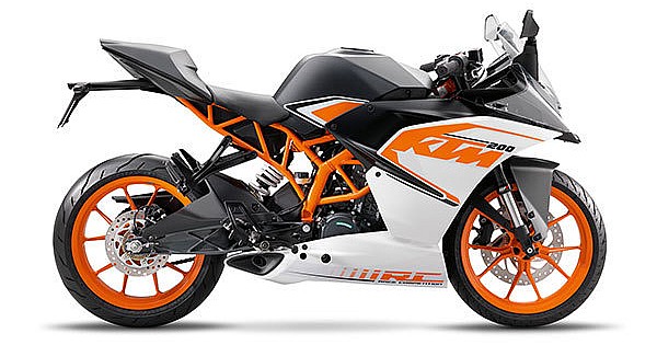 OEM Decals KTM RC200 2019 - White • Original Stickers