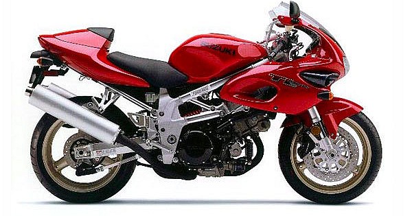 OEM Decals Suzuki TL1000S 1999 - Orange • Original Stickers