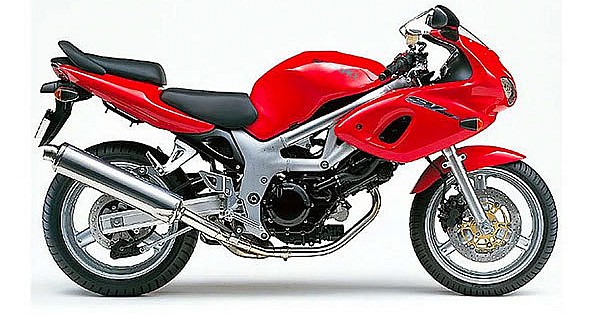 OEM Decals Suzuki SV650S 2000 - Red • Original Stickers