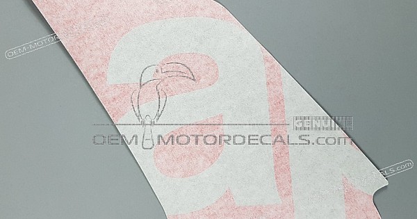 Aprilia Side Cowling Decal, Left Side - 2H001772