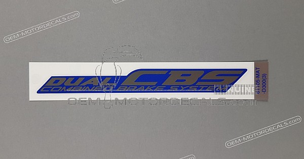 HONDA Front fender decal - 61105MATD30ZC 61105-MAT-D30ZC