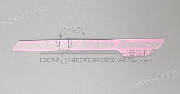 HONDA Front fender decal - 61105MBLD60ZA 61105-MBL-D60ZA
