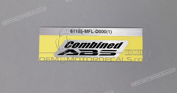 Honda Front Fender Decal - 61105MFLD00ZA