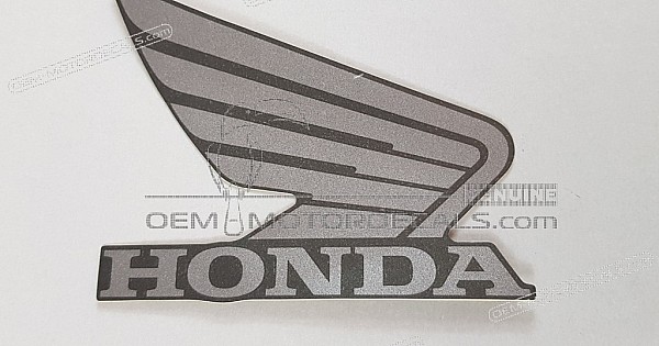HONDA Tank decal, right side - 86201MLRD40ZC 86201-MLR-D40ZC