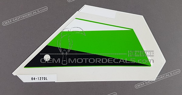 KAWASAKI Front cowling decal, left side - 560641270 56064-1270
