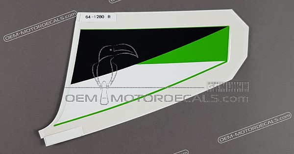 KAWASAKI Side cowling decal, right side - 560641280 56064-1280