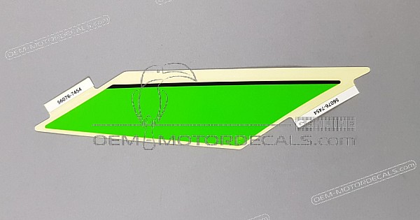 KAWASAKI Side cowling decal, left side - 560767454 56076-7454