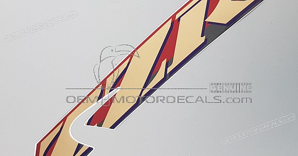 Reproduction of Kawasaki Side Cowling Decal, Left Side - 560521380