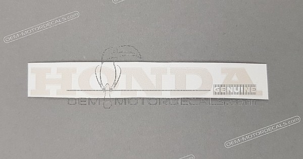 Reproduction of Honda REPRODUCTION Windscreen,shield decal ...