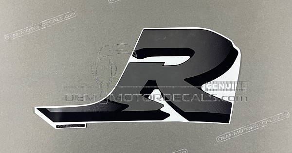 REPRODUCTION Side cowling decal, right side - X64301MASE00ZB