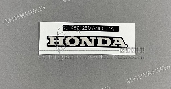 REPRODUCTION Rear fender decal - X87125MAN600ZA